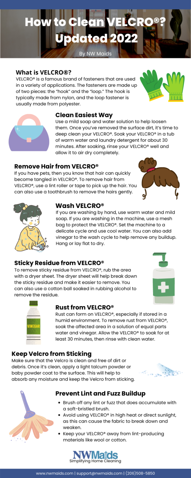 How to Clean VELCRO®? - NW Maids House Cleaning Service