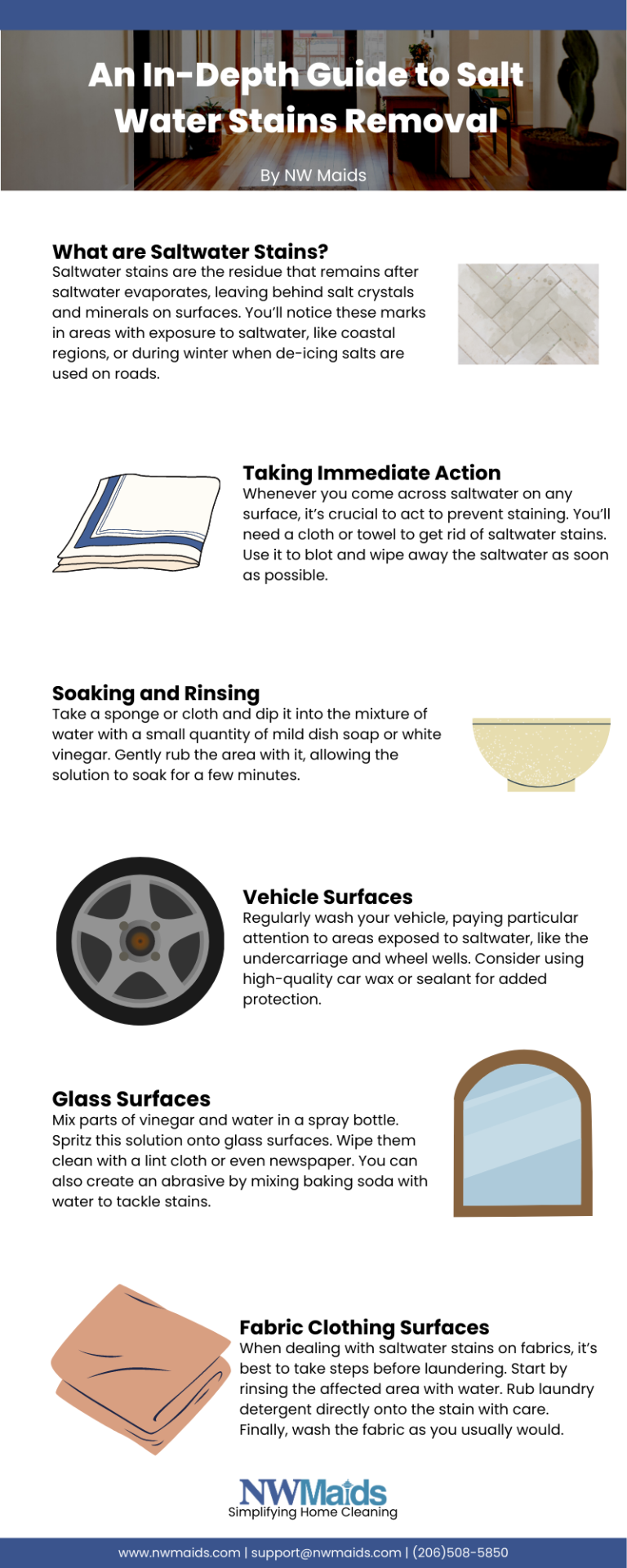 An In-Depth Guide to Salt Water Stains Removal | NW Maids